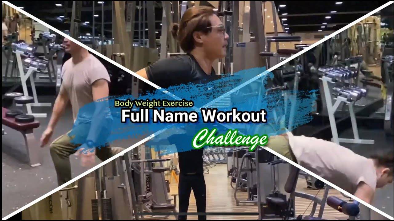 Full Name Workout Challenge - 運動潮流 - SSwagger