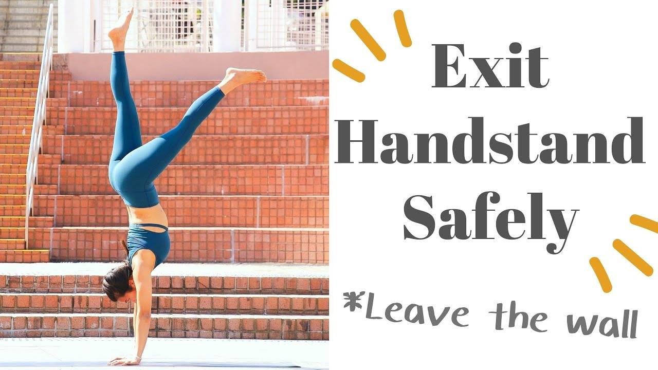 Learn to Exit Handstand Safely in 2 Mins | Handstand fall out | Stella ...